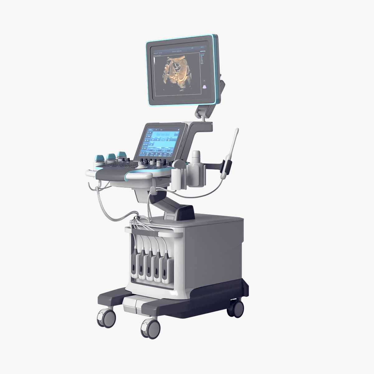 3D realistic ultrasound imaging machine model - TurboSquid 1194584