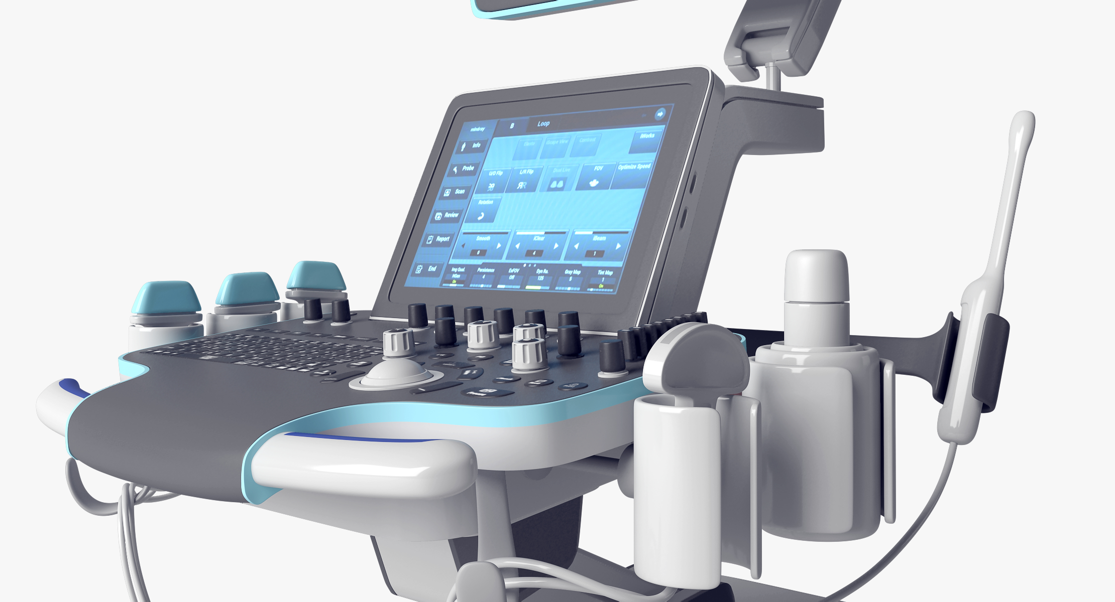 3D realistic ultrasound imaging machine model - TurboSquid 1194584