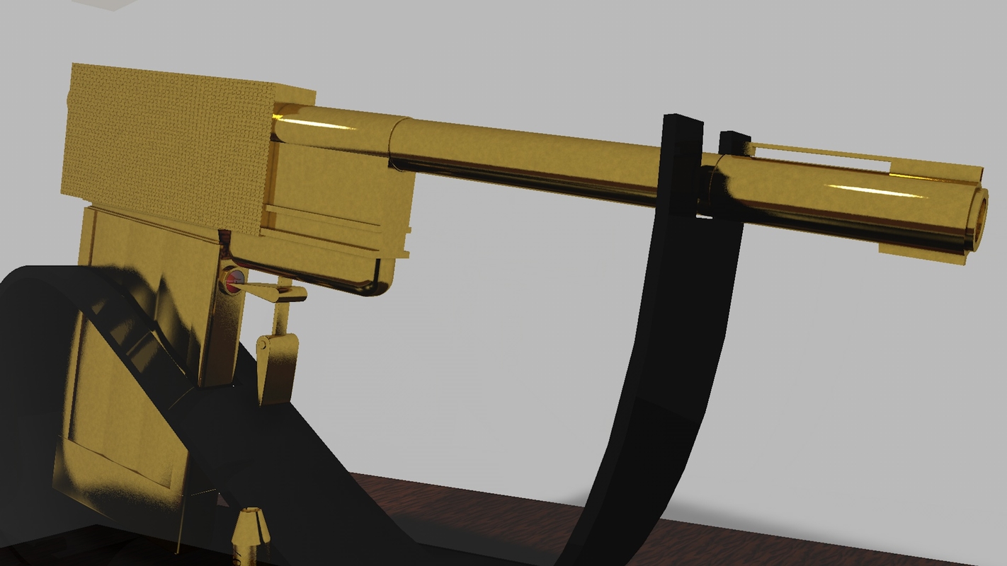007 황금 총 3D 모델 - TurboSquid 1194590