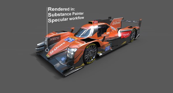 3D g-drive racing lmp2 wec - TurboSquid 1194655