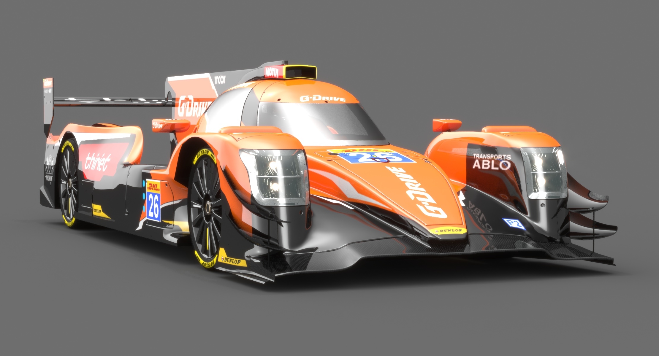 3D g-drive racing lmp2 wec - TurboSquid 1194655