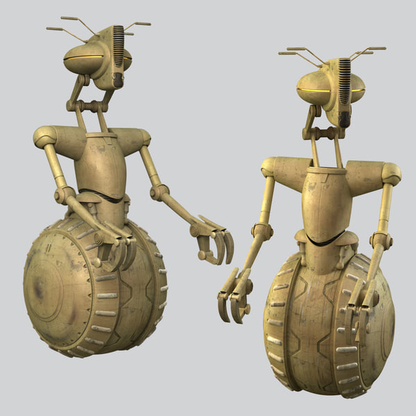 Star wars wa-7 waitress 3D model - TurboSquid 1193595