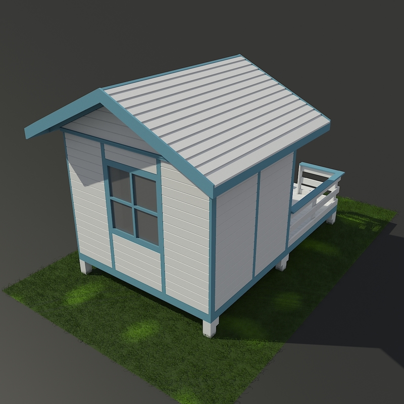 Hobby play house design 3D - TurboSquid 1194825
