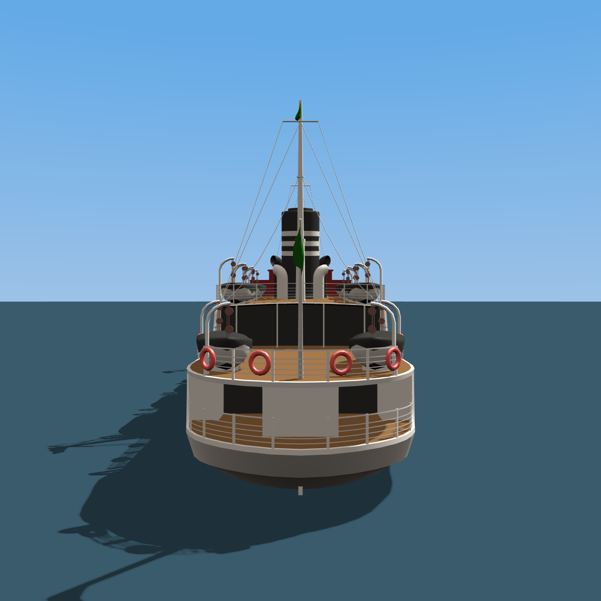 3D model vintage ferry boat - TurboSquid 1194863