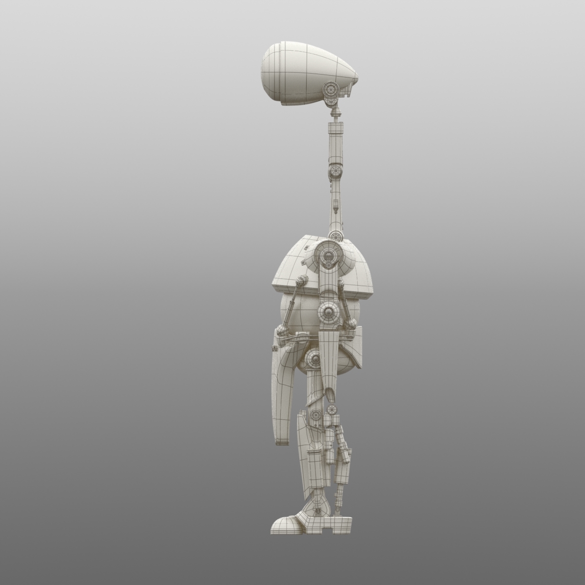 3D pk-4 worker droid star wars - TurboSquid 1194963