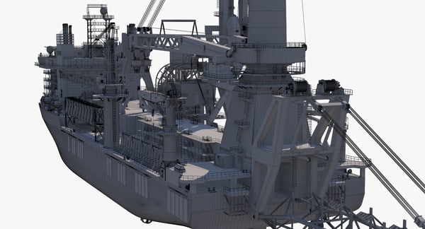 Heavylift vessel 3D model - TurboSquid 1194965