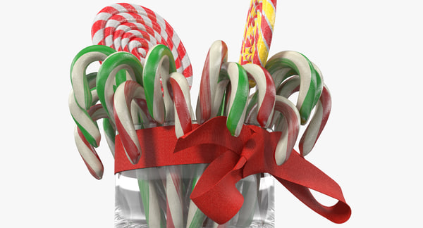 3D christmas candies 3 - TurboSquid 1195150