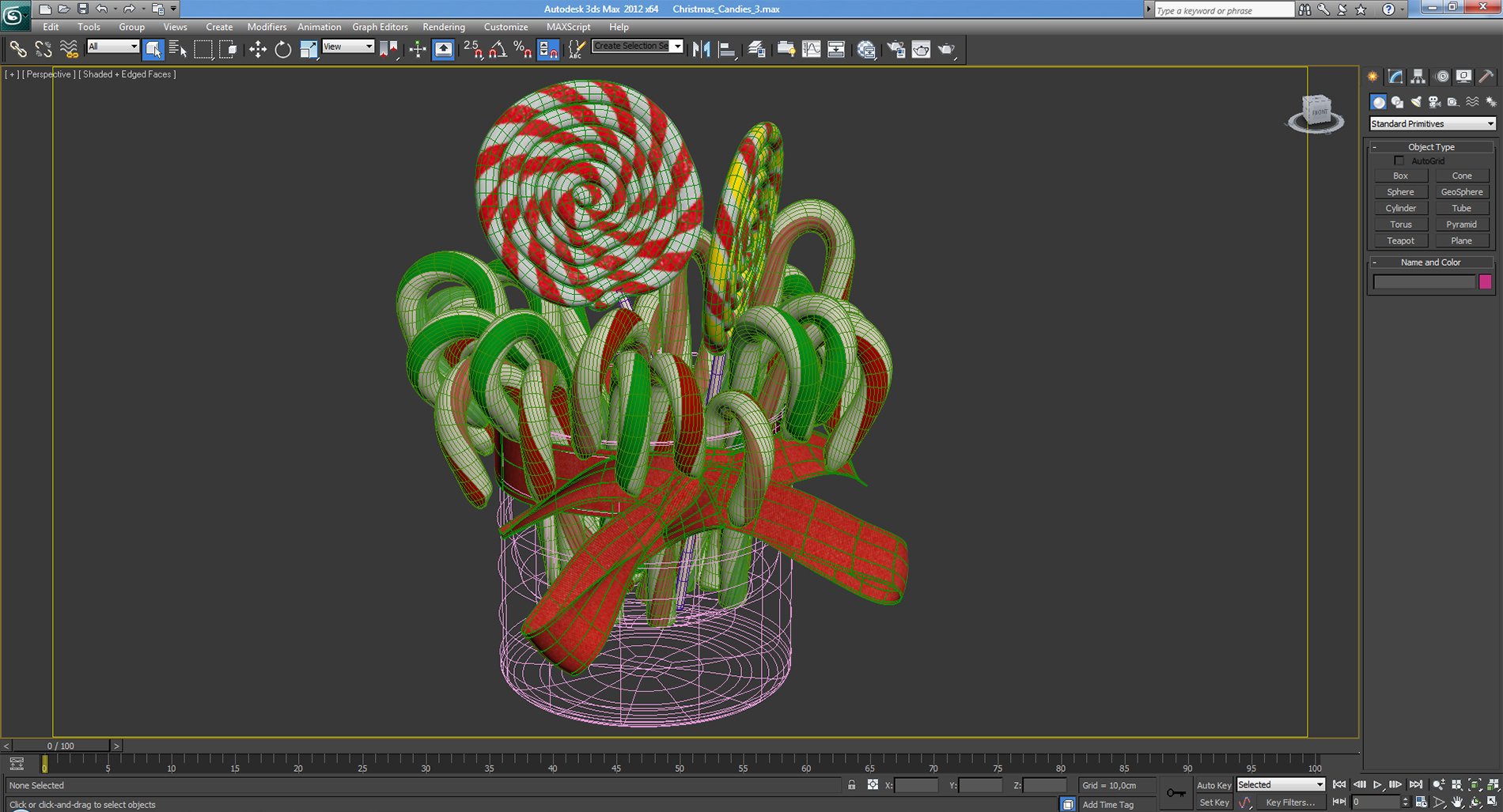 3D christmas candies 3 - TurboSquid 1195150