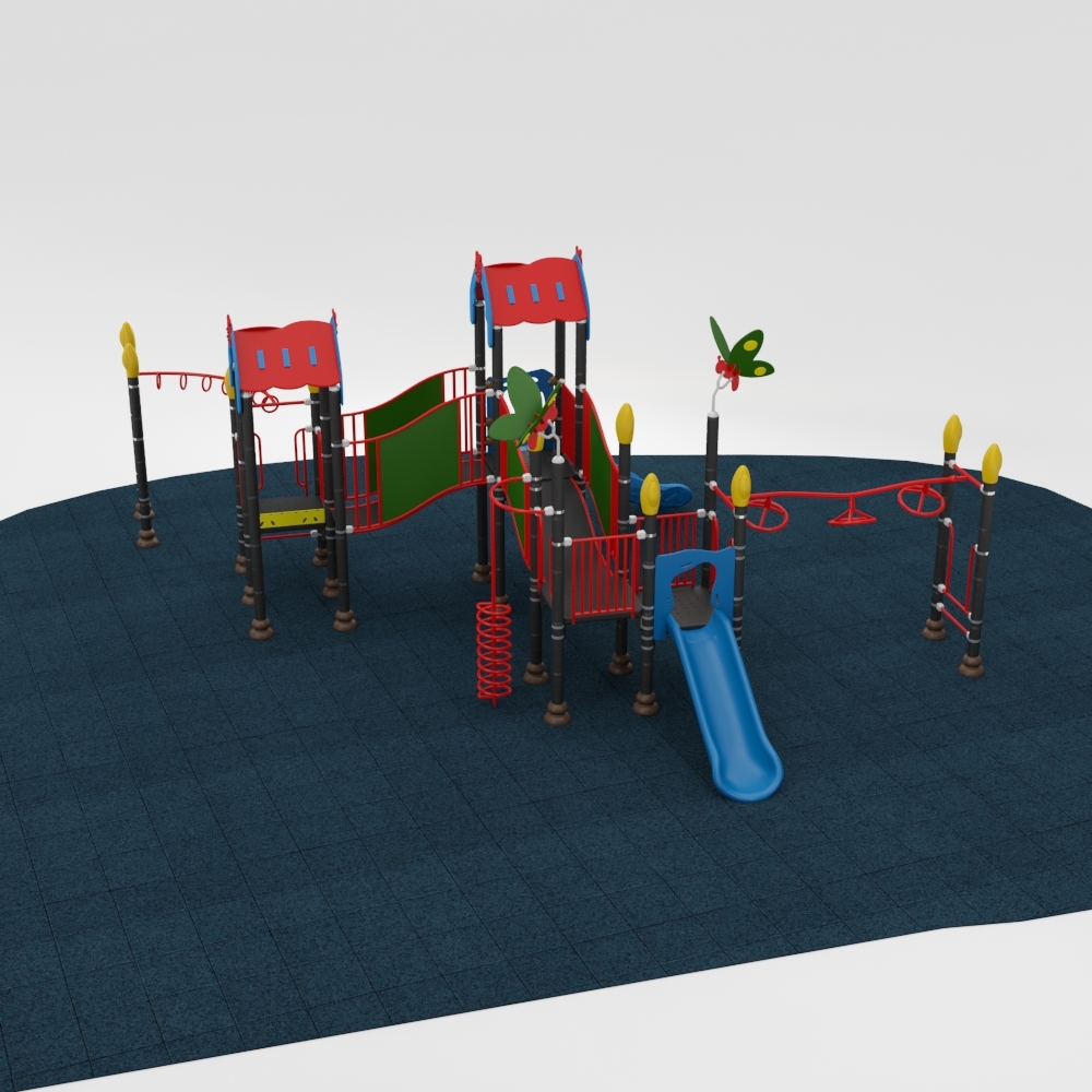 Playgrounds 10 piece set model - TurboSquid 1195164