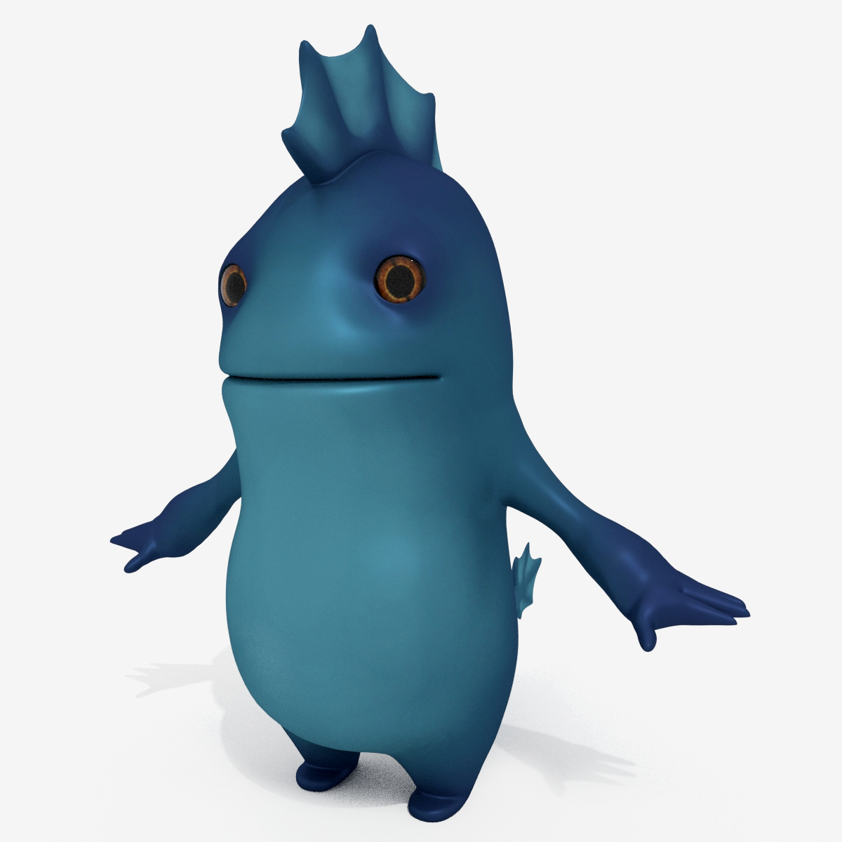 3D monster cartoon sweetie model - TurboSquid 1195249