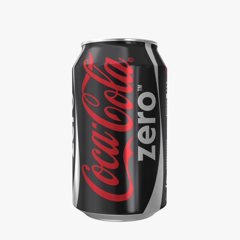 Coca-cola zero 3D model - TurboSquid 1195315