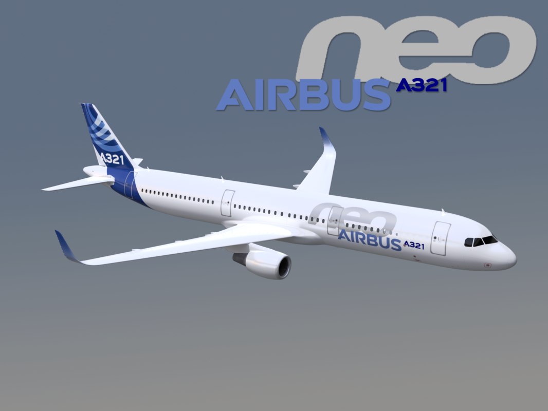 3D model airbus a321neo - TurboSquid 1195345