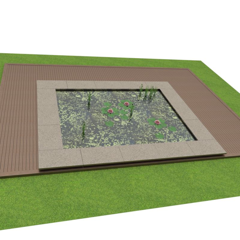 3D pond - TurboSquid 1195347