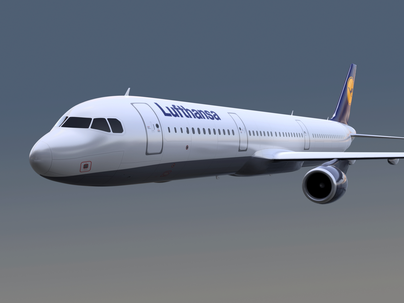 3D airbus a321neo lufthansa model - TurboSquid 1195358