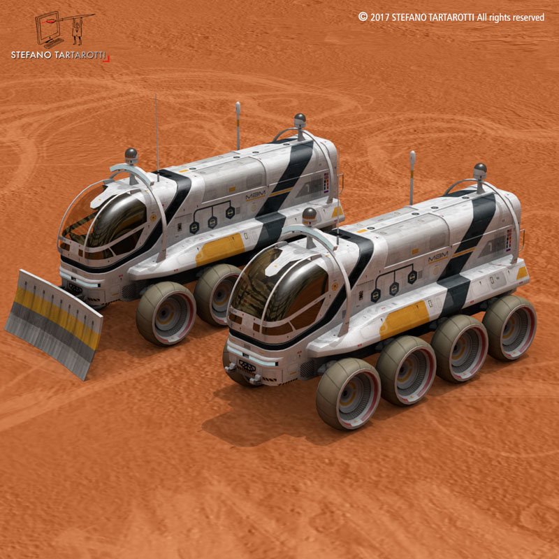 Sci-fi rover 3D model - TurboSquid 1195490