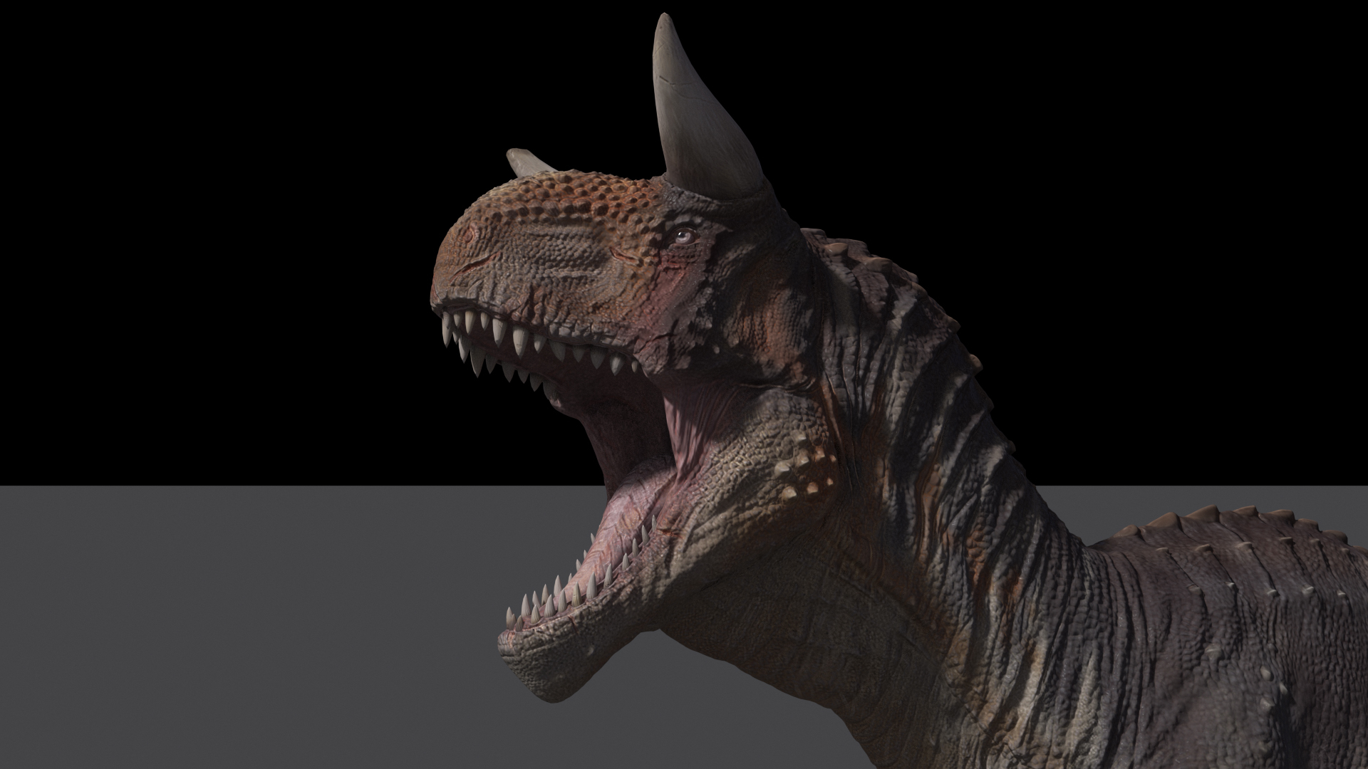 Carnotaurus rig dinosaur 3D model - TurboSquid 1195503