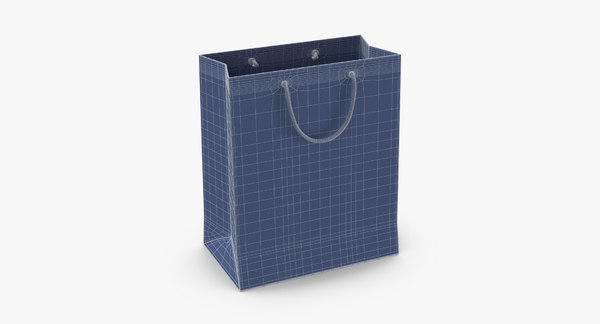 Paper shopping bag string 3D model - TurboSquid 1195533