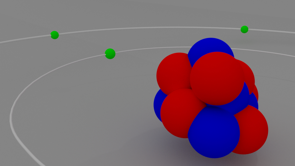 Atom tlenu Model 3D - TurboSquid 1195563
