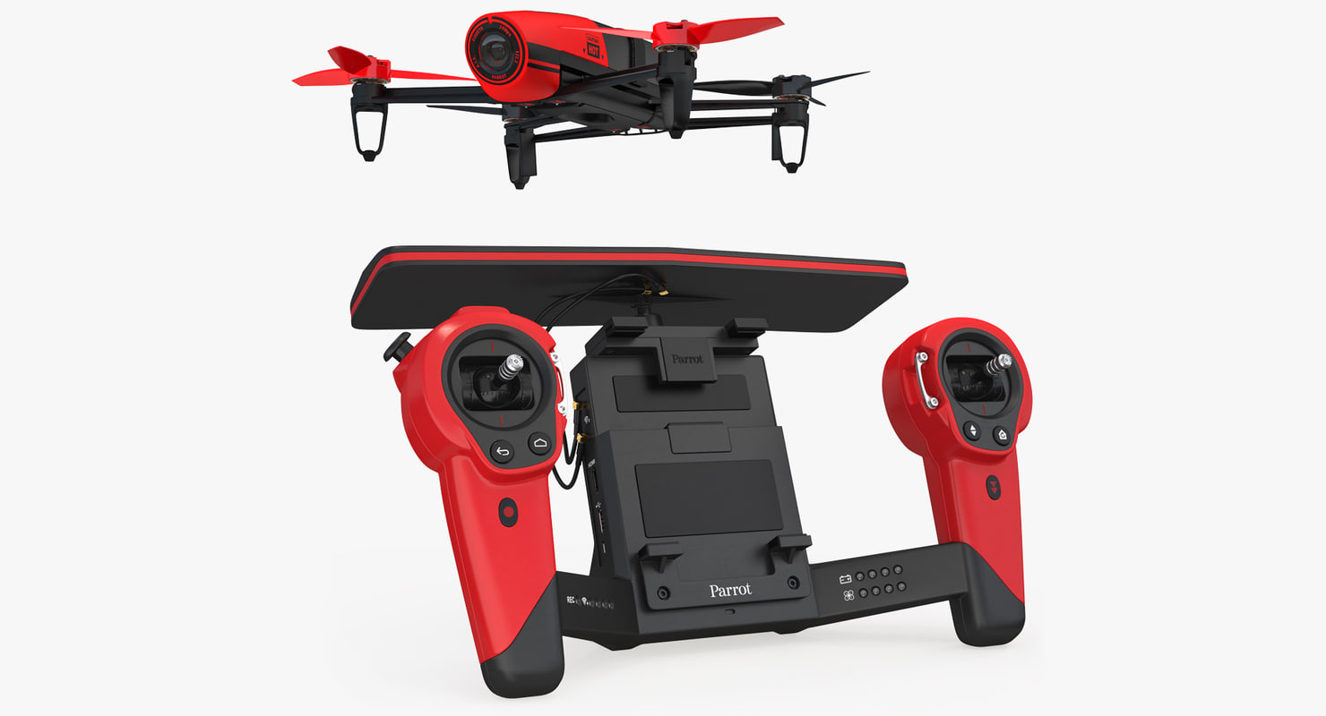 Parrot bebop quadcopter drone model - TurboSquid 1195568