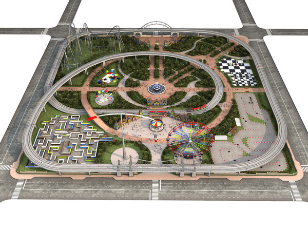 Amusement Park 3D Models for Download | TurboSquid