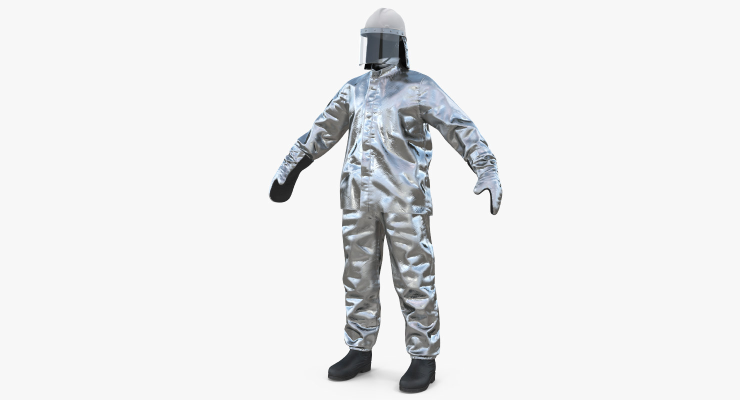 3D aluminized proximity suit - TurboSquid 1195711