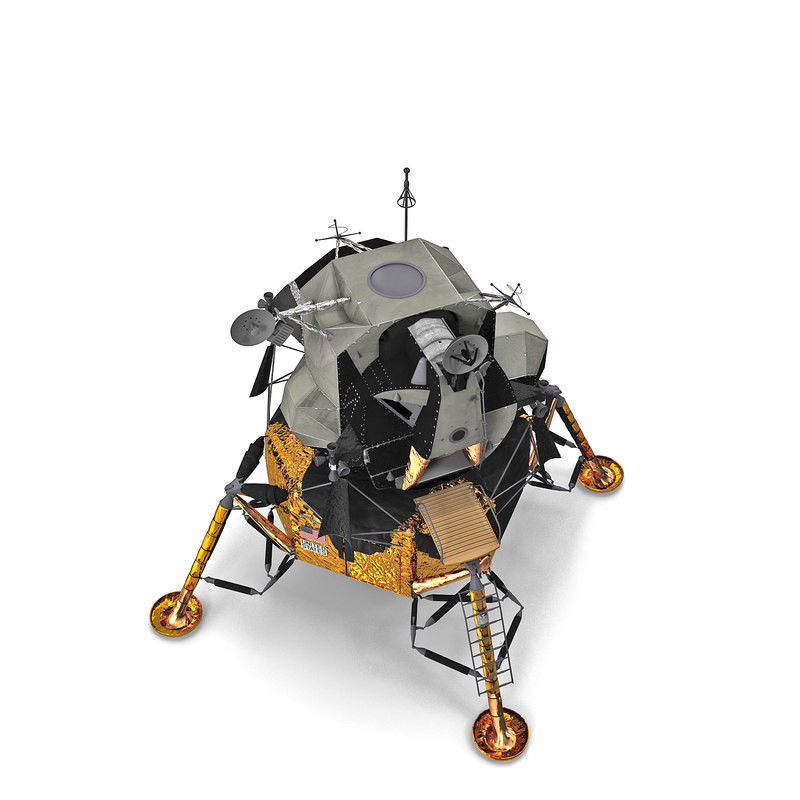 modelo 3d Apollo 11 - TurboSquid 1195735