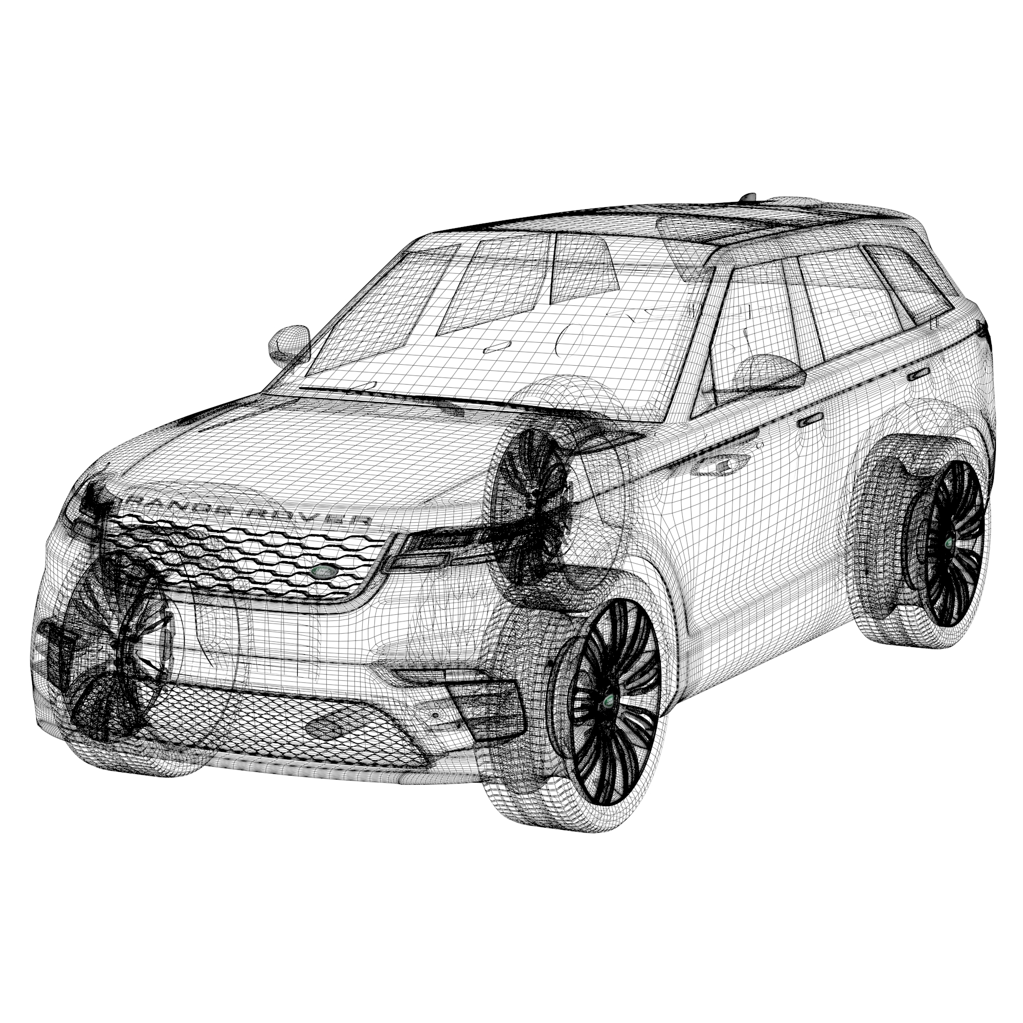 3D land rover range velar - TurboSquid 1195814