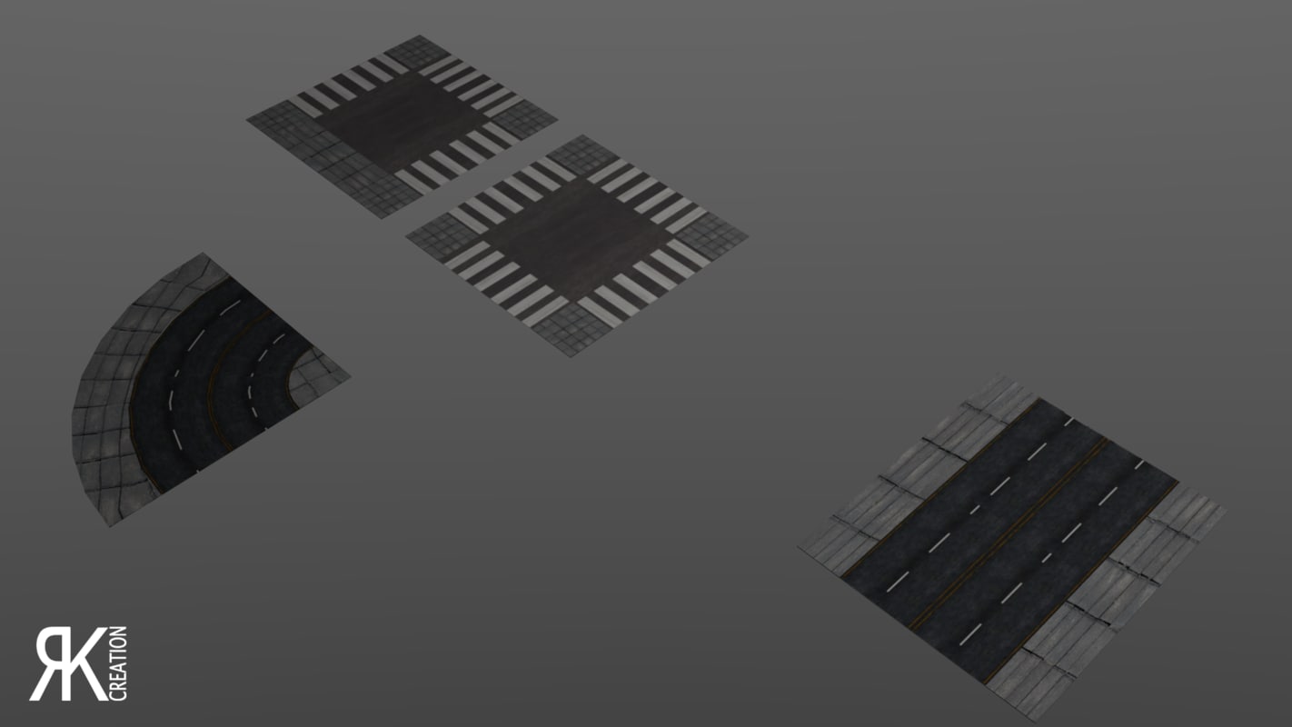 Free roads 3D model - TurboSquid 1195815