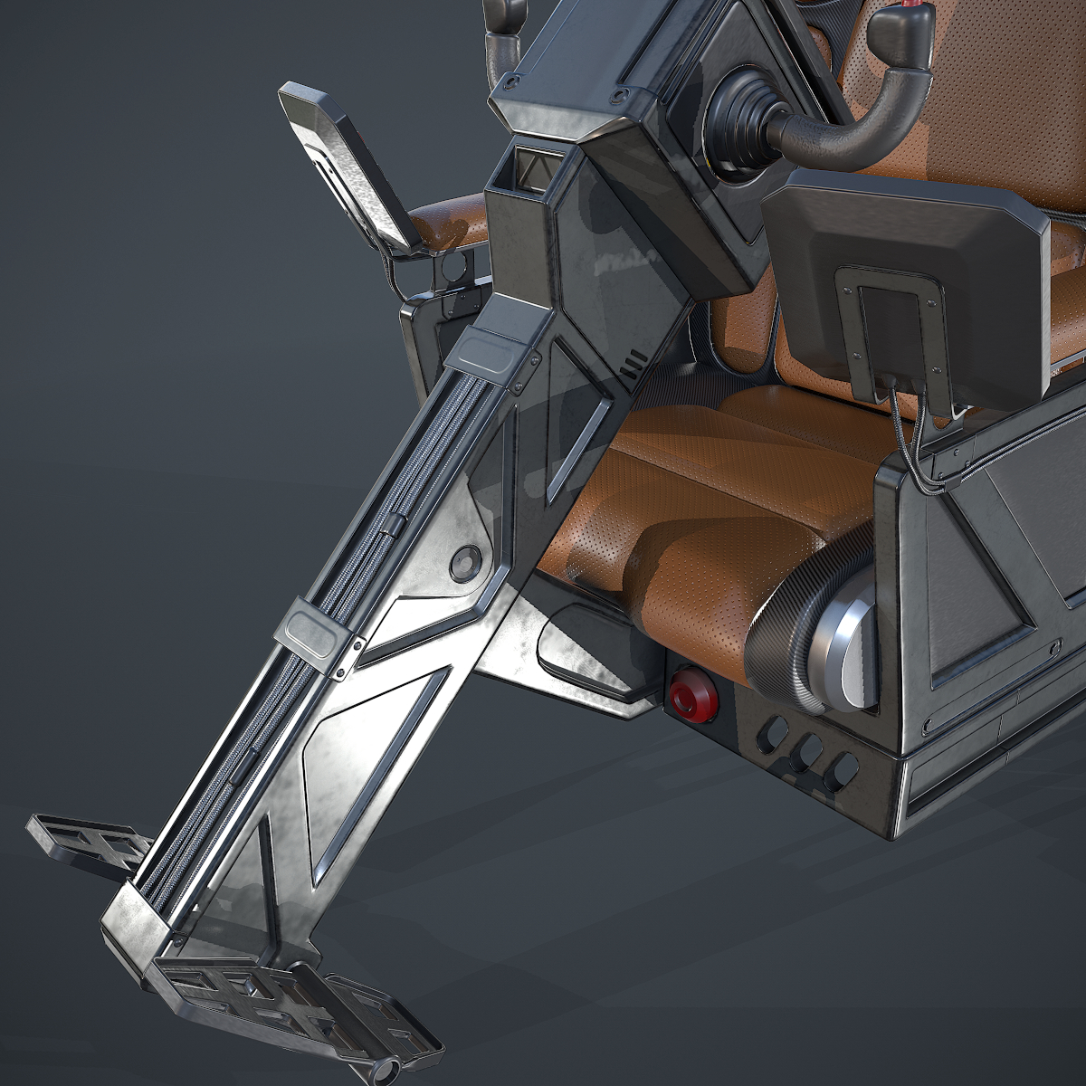 Sci-fi cockpit 3D - TurboSquid 1195834