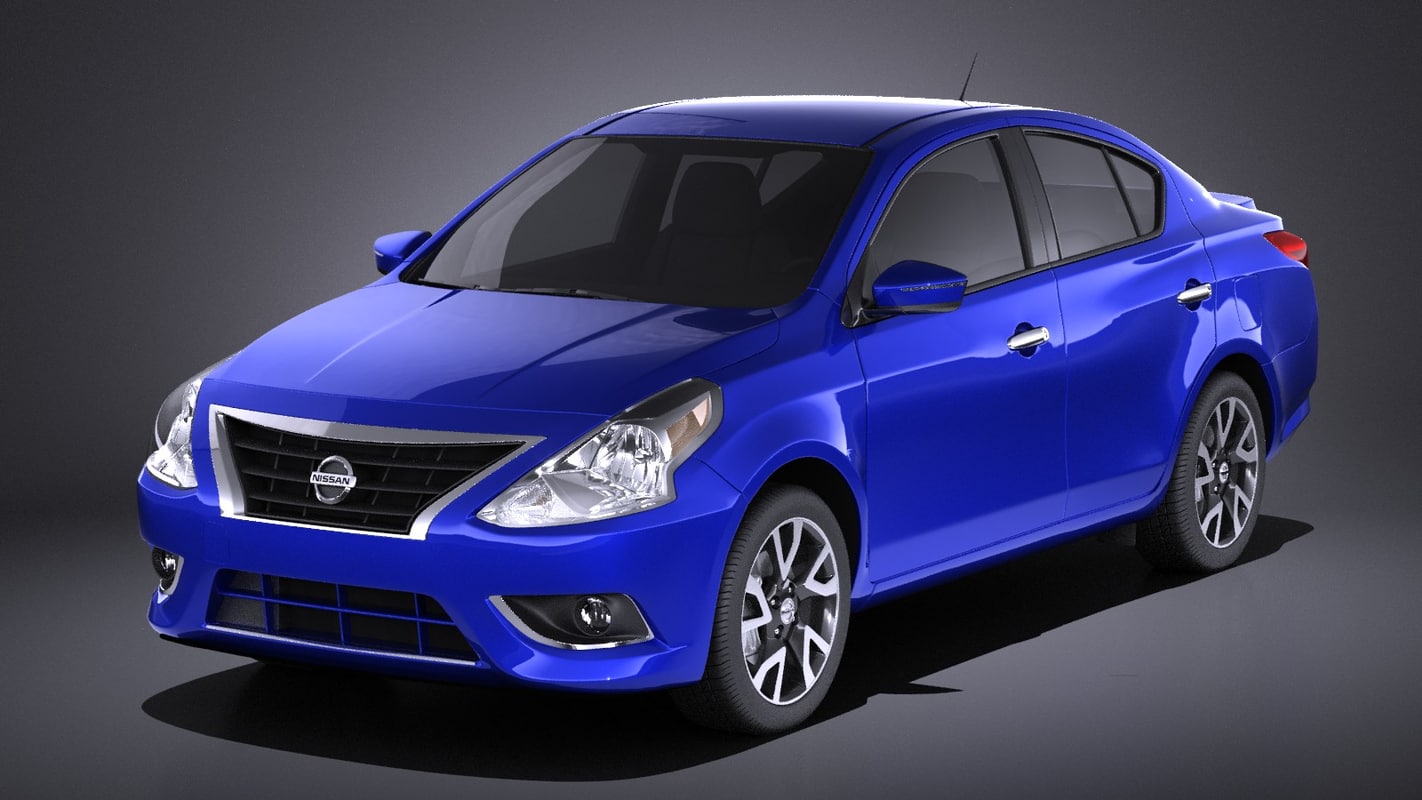 Sedan Nissan 2017 Model TurboSquid 1195940