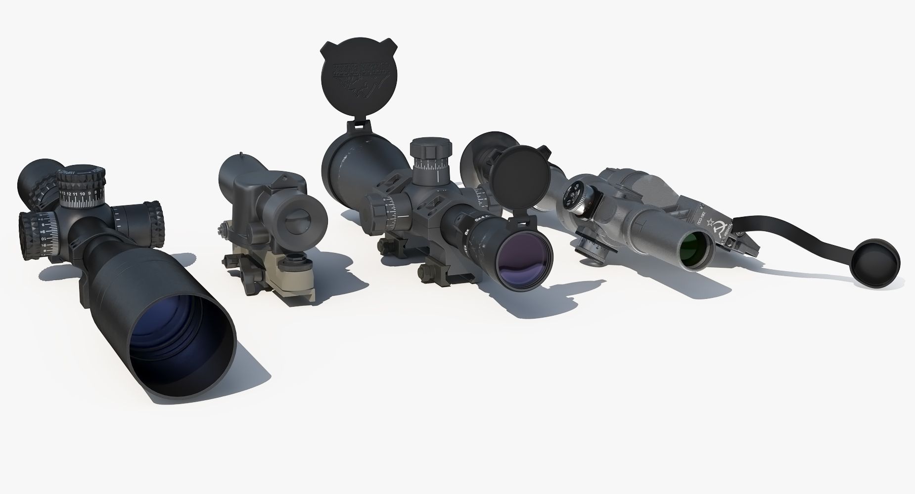 3D military scopes - TurboSquid 1195987