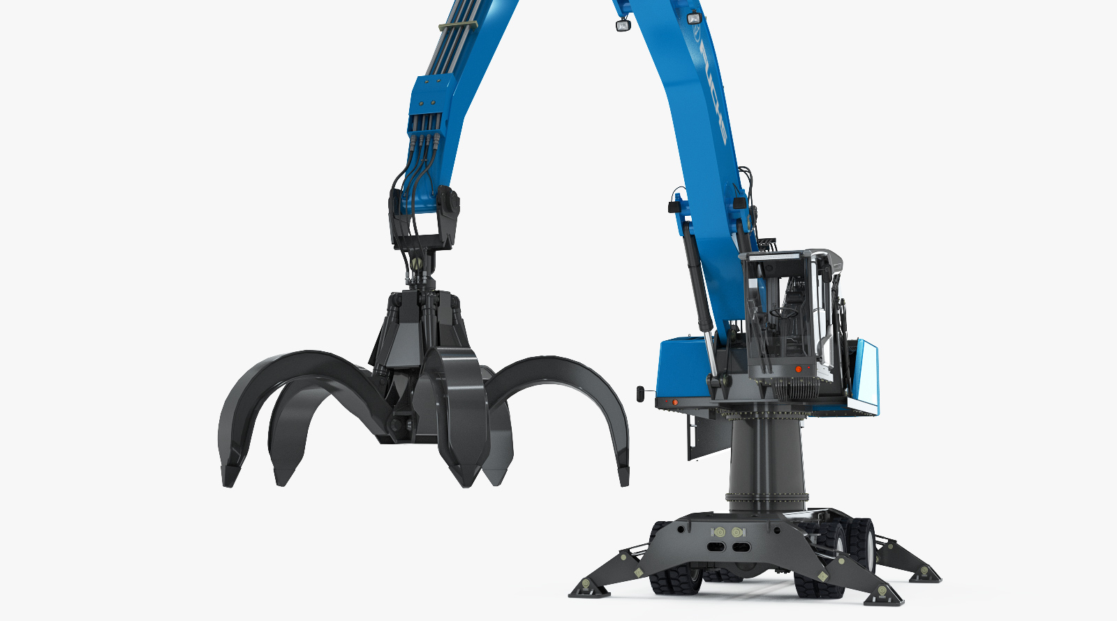 3D fuchs mhl360 rigged pylon-mounted - TurboSquid 1196000