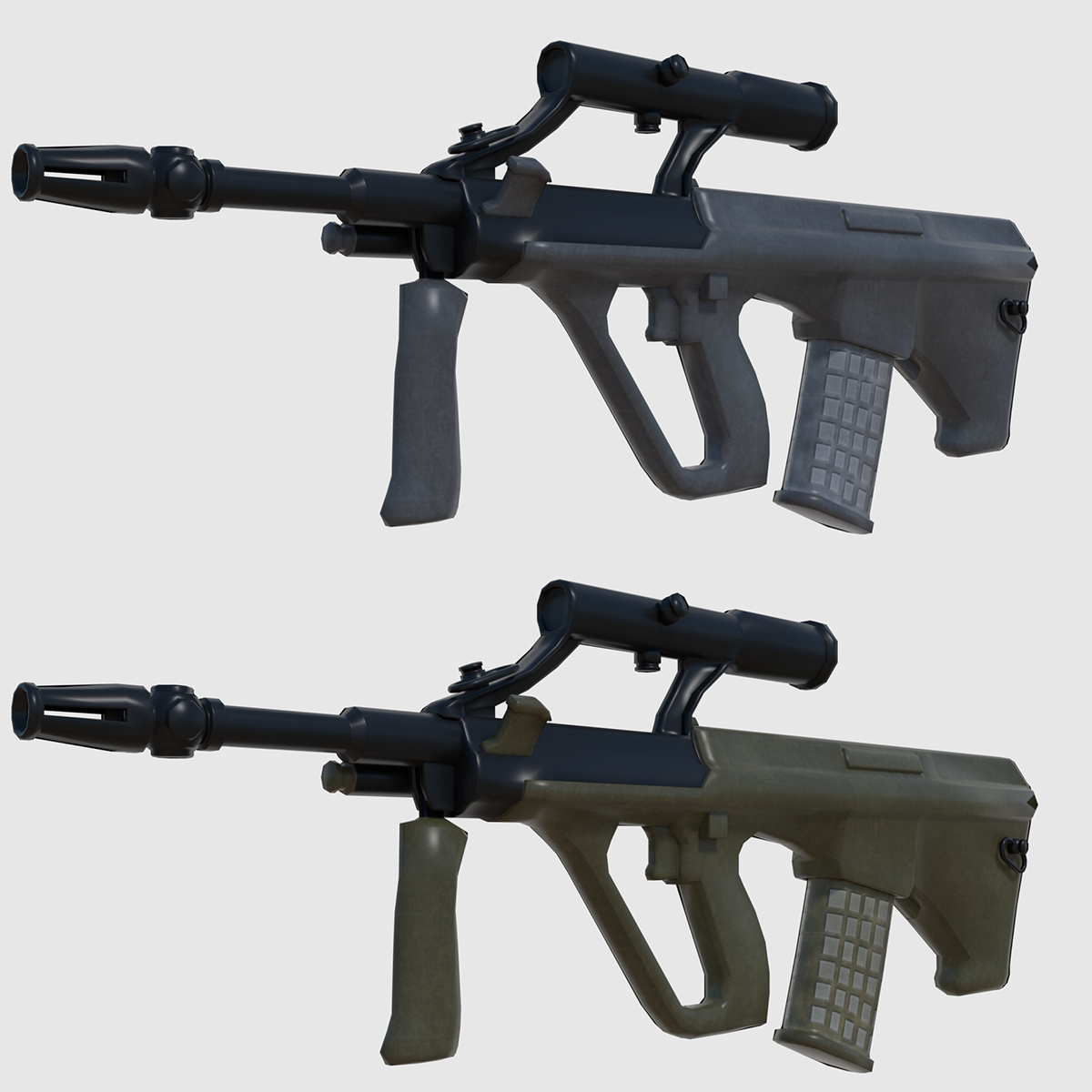 3D ready steyr aug assault rifle - TurboSquid 1196039