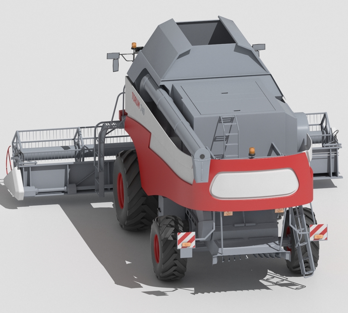 Combine harvester 3D model - TurboSquid 1196203