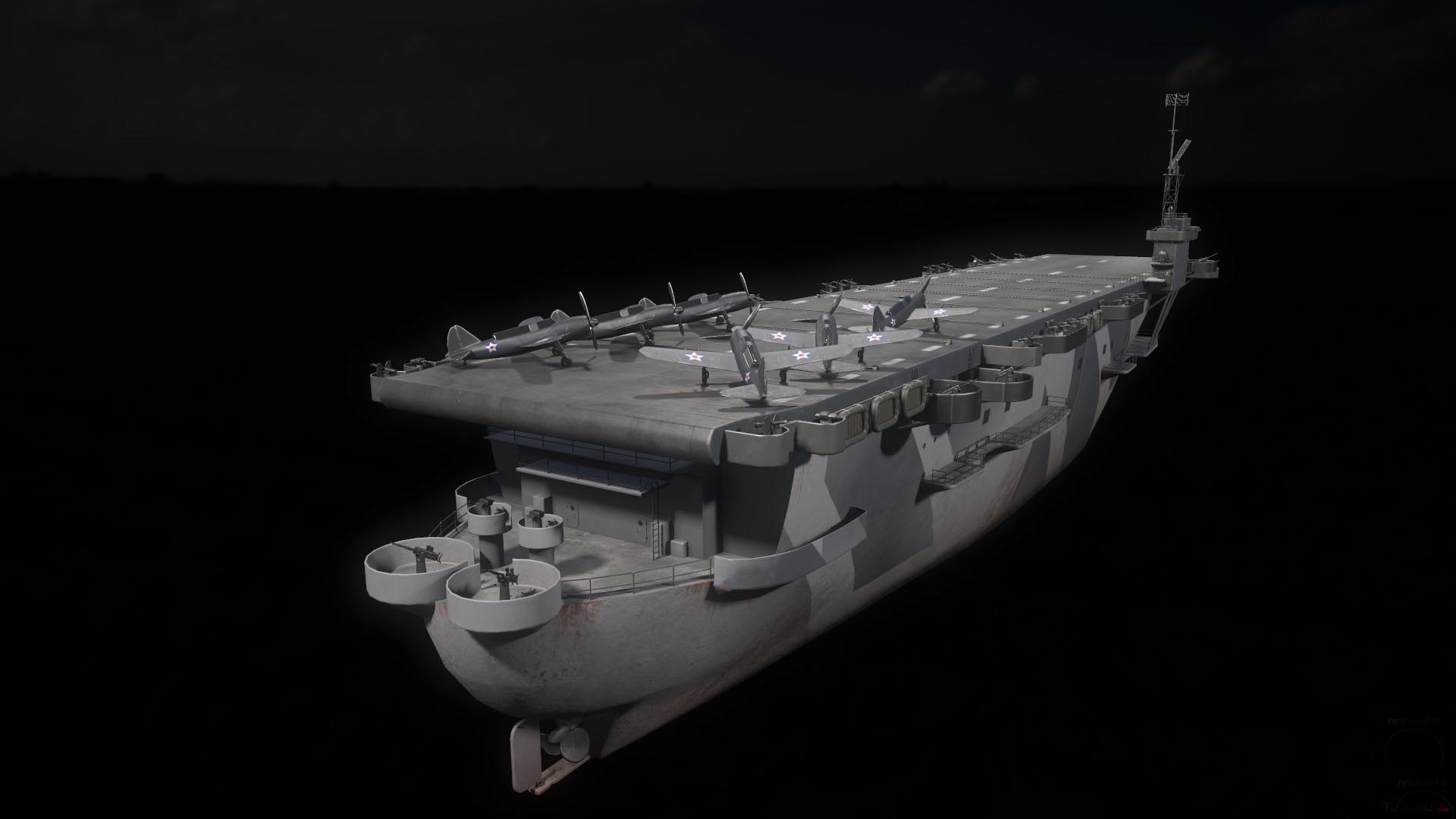 3D uss bogue model - TurboSquid 1196234