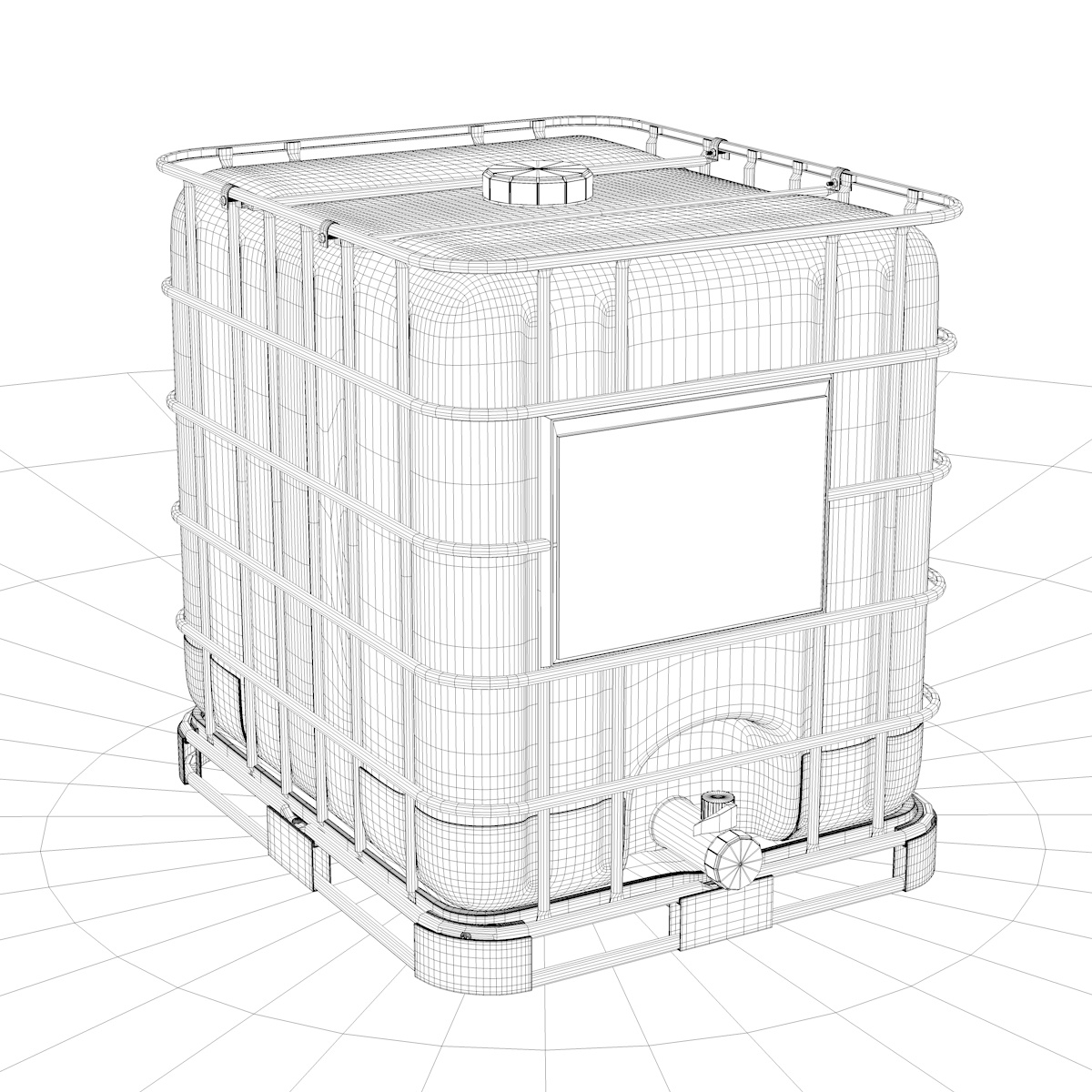 Water storage tank 3D - TurboSquid 1196537