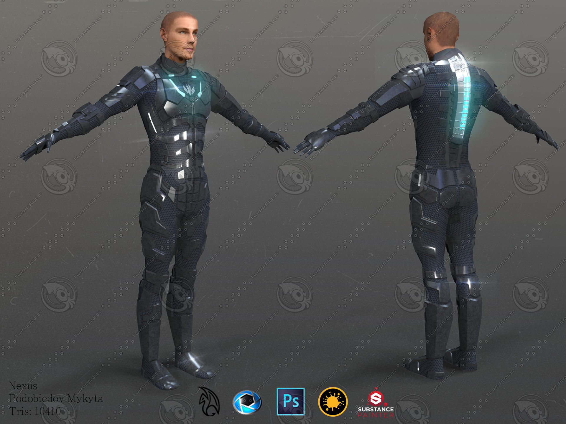 3D nexus soldier model - TurboSquid 1196591