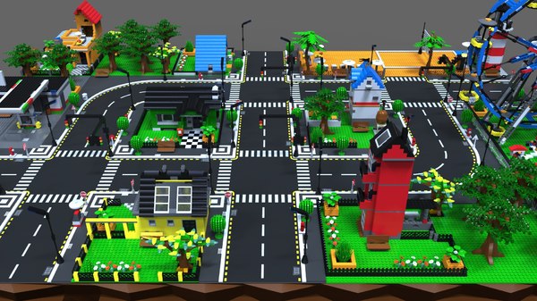 Lego city model - TurboSquid 1196595