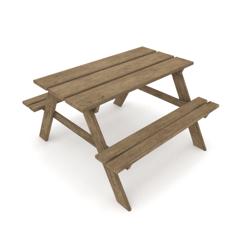 3D model picnic table - TurboSquid 1196692