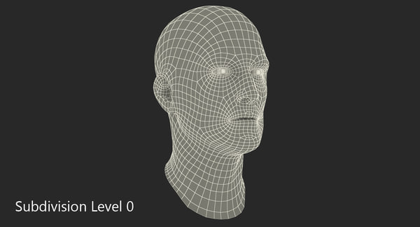 3D male head 6 rigged model - TurboSquid 1196758