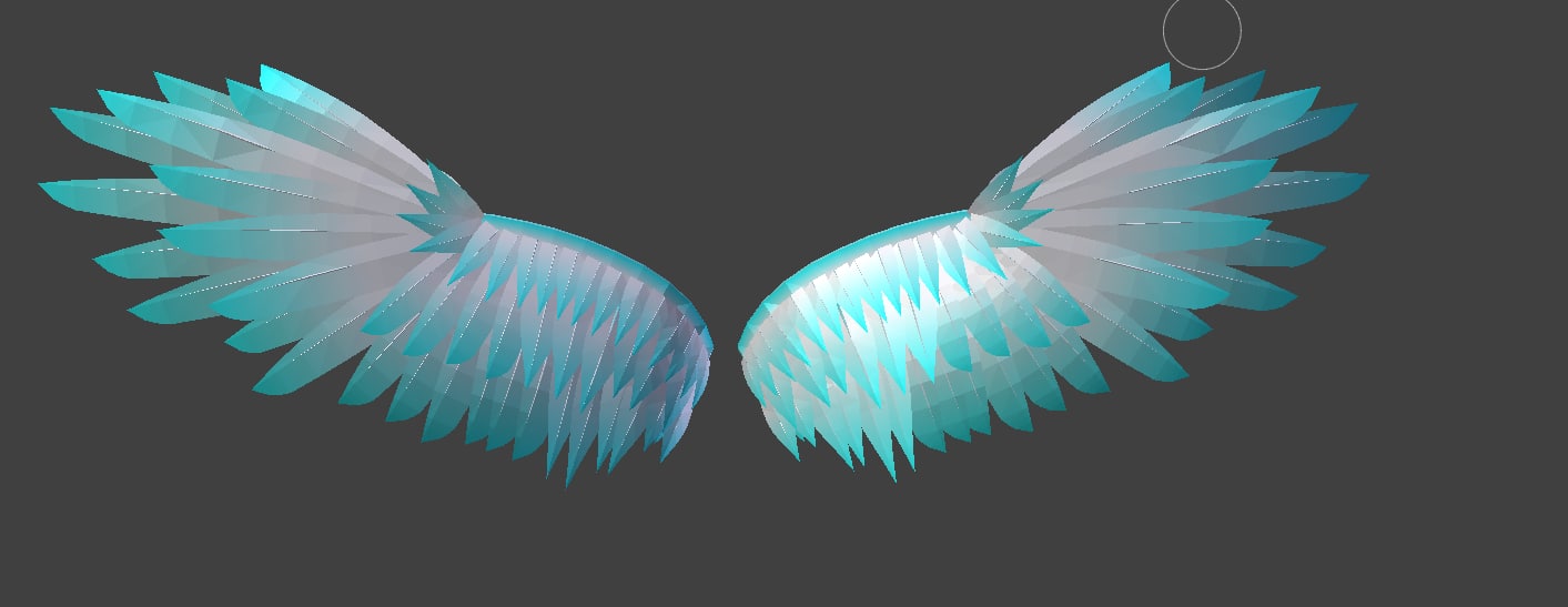 Falcon wing 3D model - TurboSquid 1196817