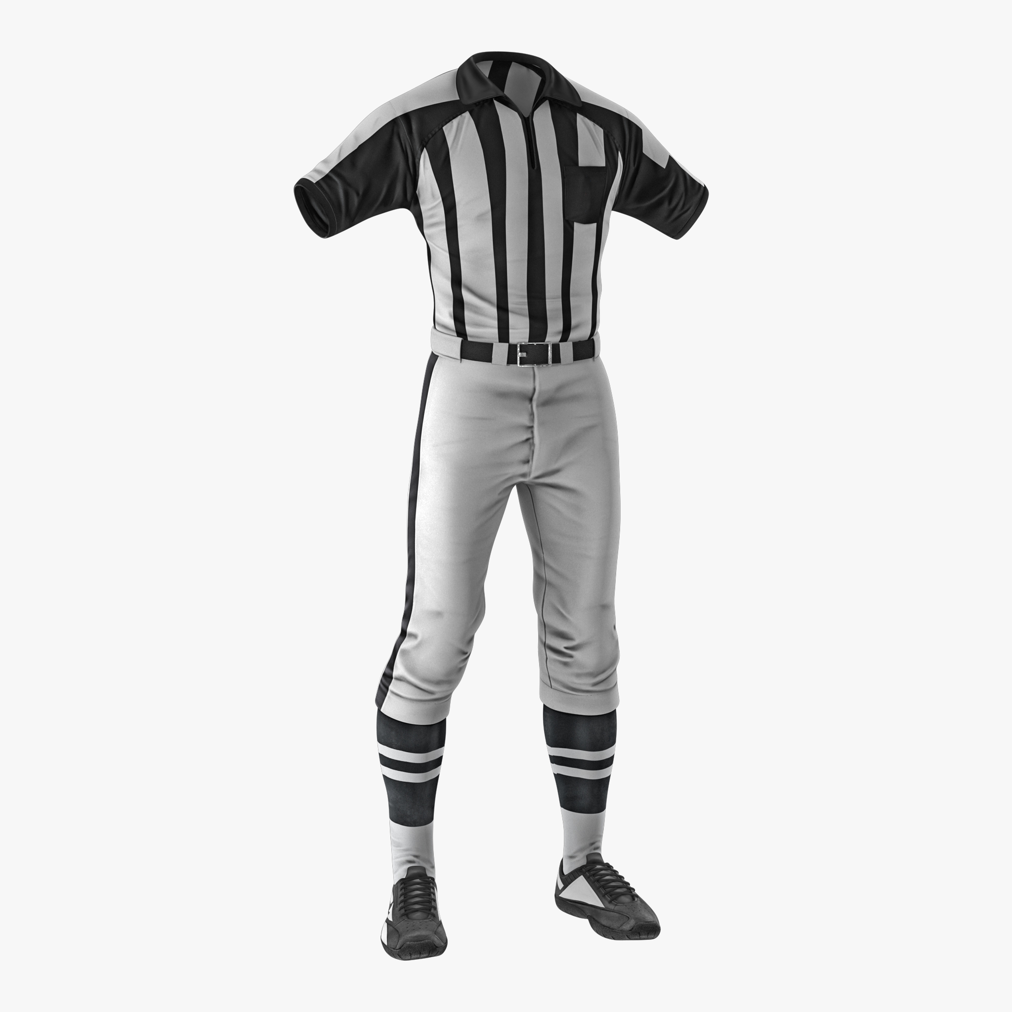 American football referee uniform 3D - TurboSquid 1196818