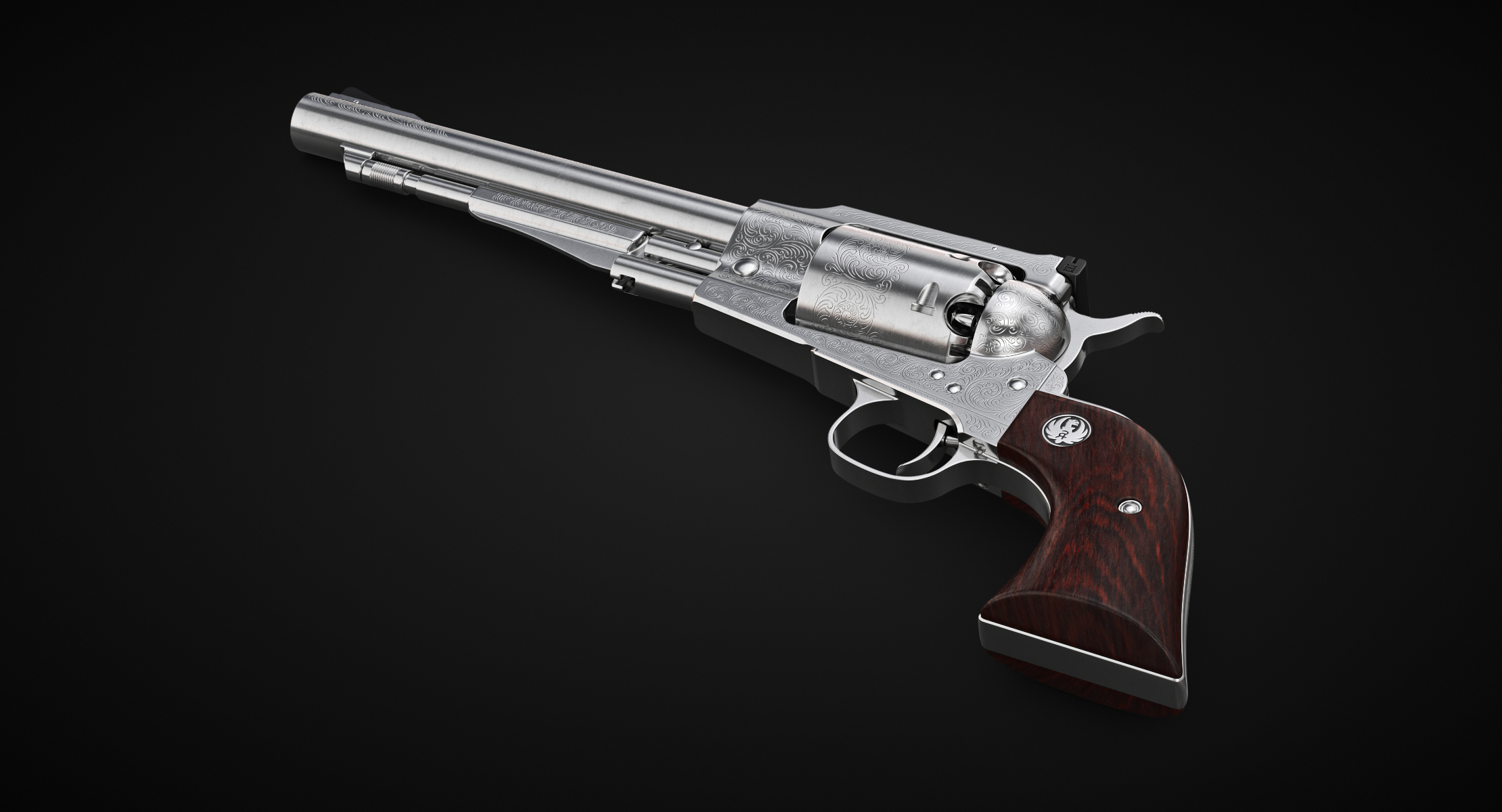 3D model pistol revolver - TurboSquid 1196926