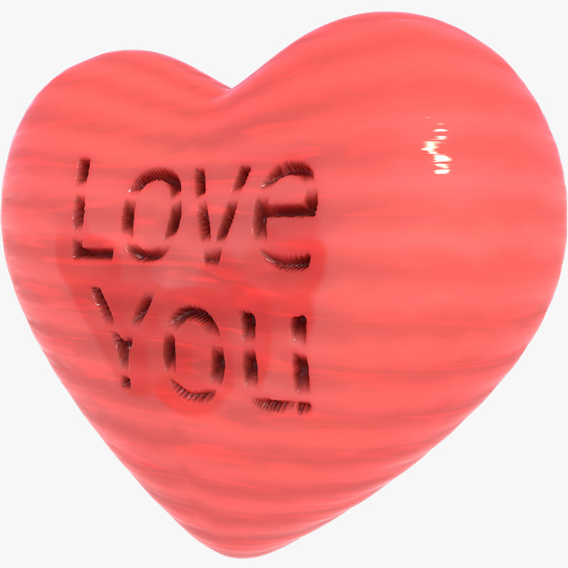 3D cartoon heart model - TurboSquid 1196954