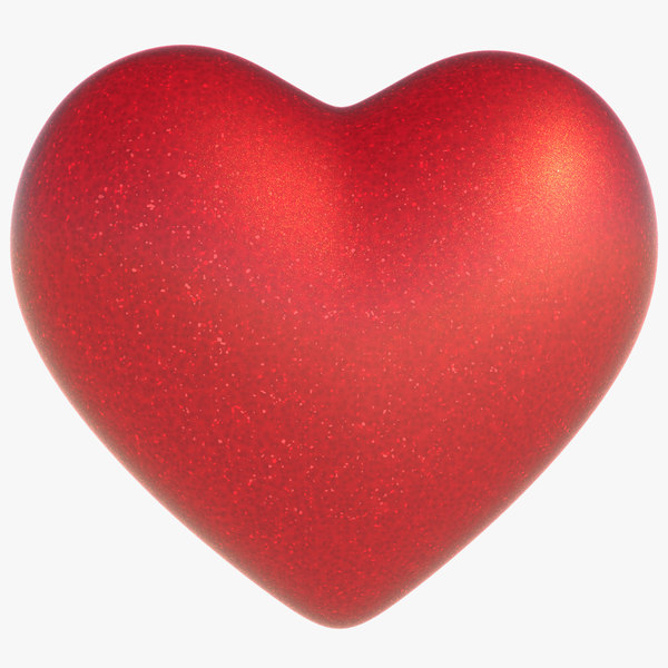 3D cartoon heart model - TurboSquid 1307532