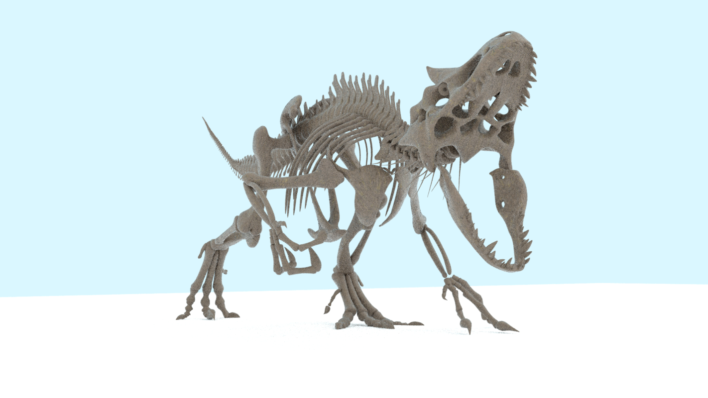 Indominus rex skeleton model - TurboSquid 1197006