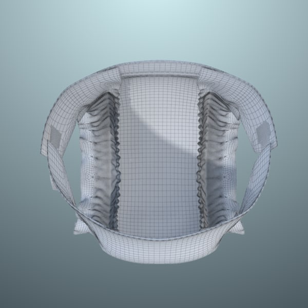 3D model baby diaper - TurboSquid 1197027
