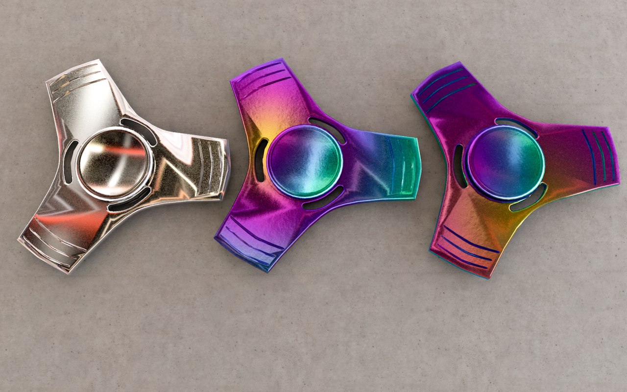 Fidget spinner 3D model - TurboSquid 1197085