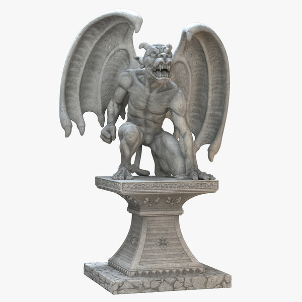 Gargoyle sculpture 3D model - TurboSquid 1197285