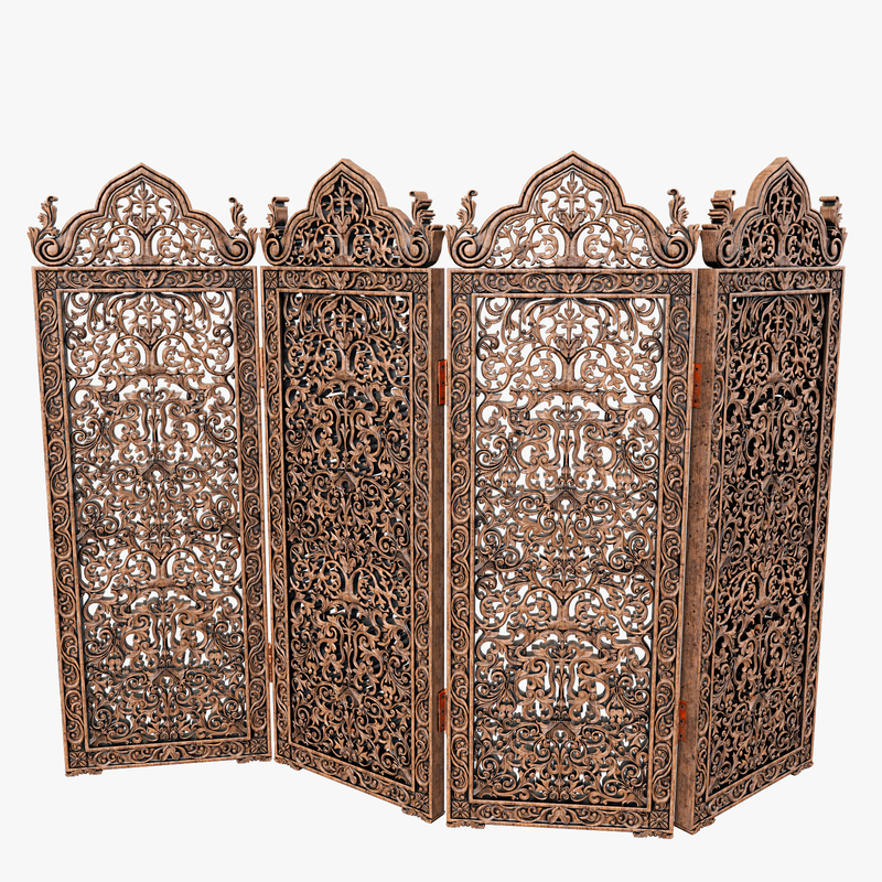 3D carved screen - TurboSquid 1197628